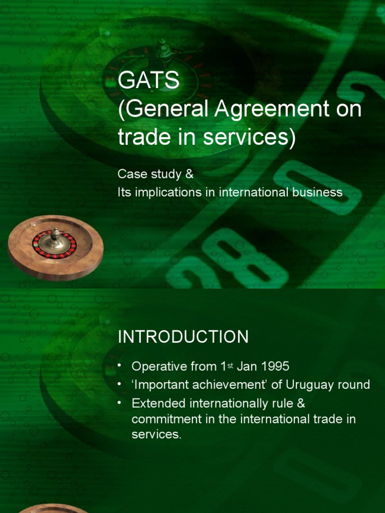 GATS 1995: Impact on Global Services Trade | PDF