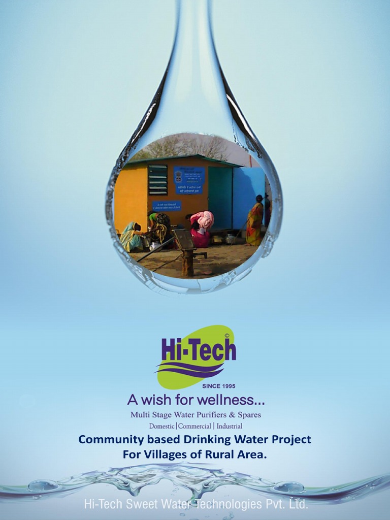 Community Based Drinking Water Project For Villages of Rural Area ...