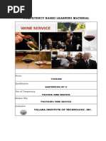 CBLM FBSNCII Providing Room Service | PDF | Menu | Hotel