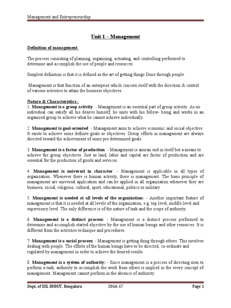 Me Notes - Unit 1 | PDF | System | Science