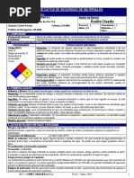 Msds-Trapos Contaminados | PDF | Contaminación | Agua