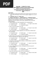 Academic Performance Scale: Sa - Strongly Agree A | PDF