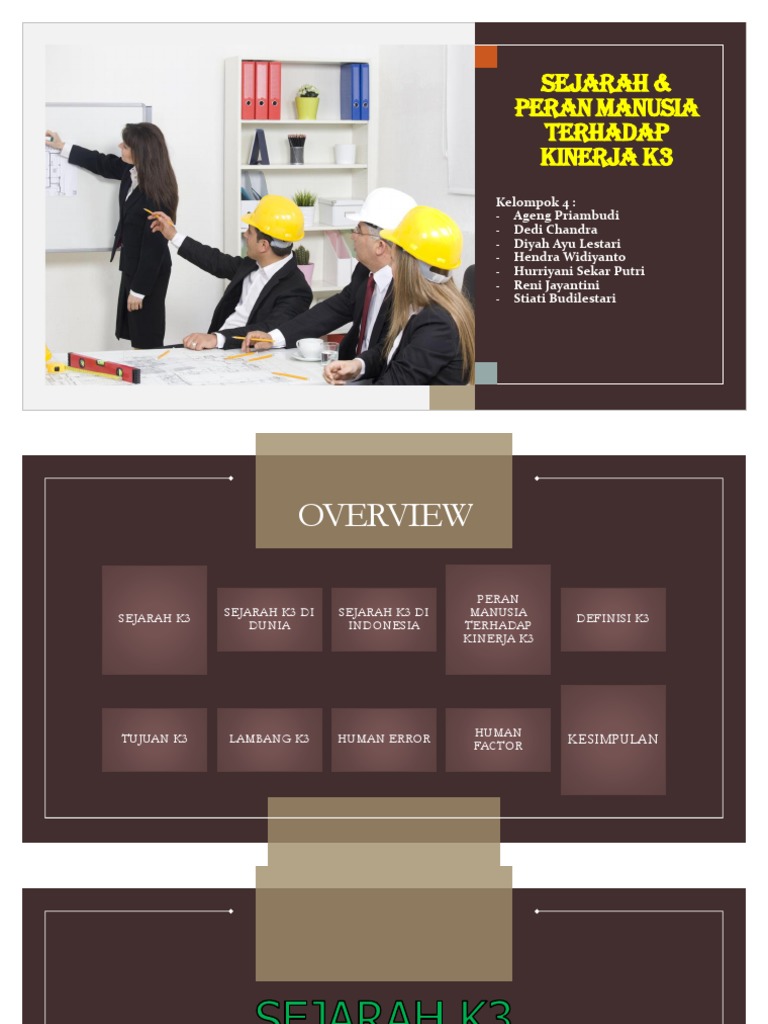 Kelompok 4 - MATKUL MANAJEMEN ASPEK MANUSIA DLM K3 PDF | PDF