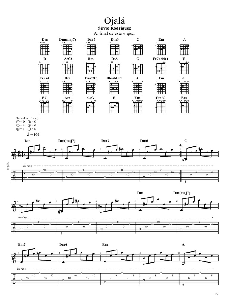 Silvio Rodríguez - Ojalá | PDF