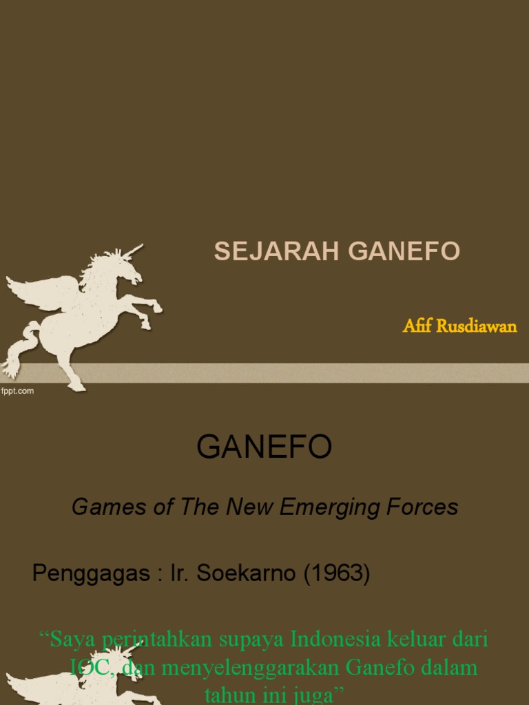 Sejarah Ganefo | PDF