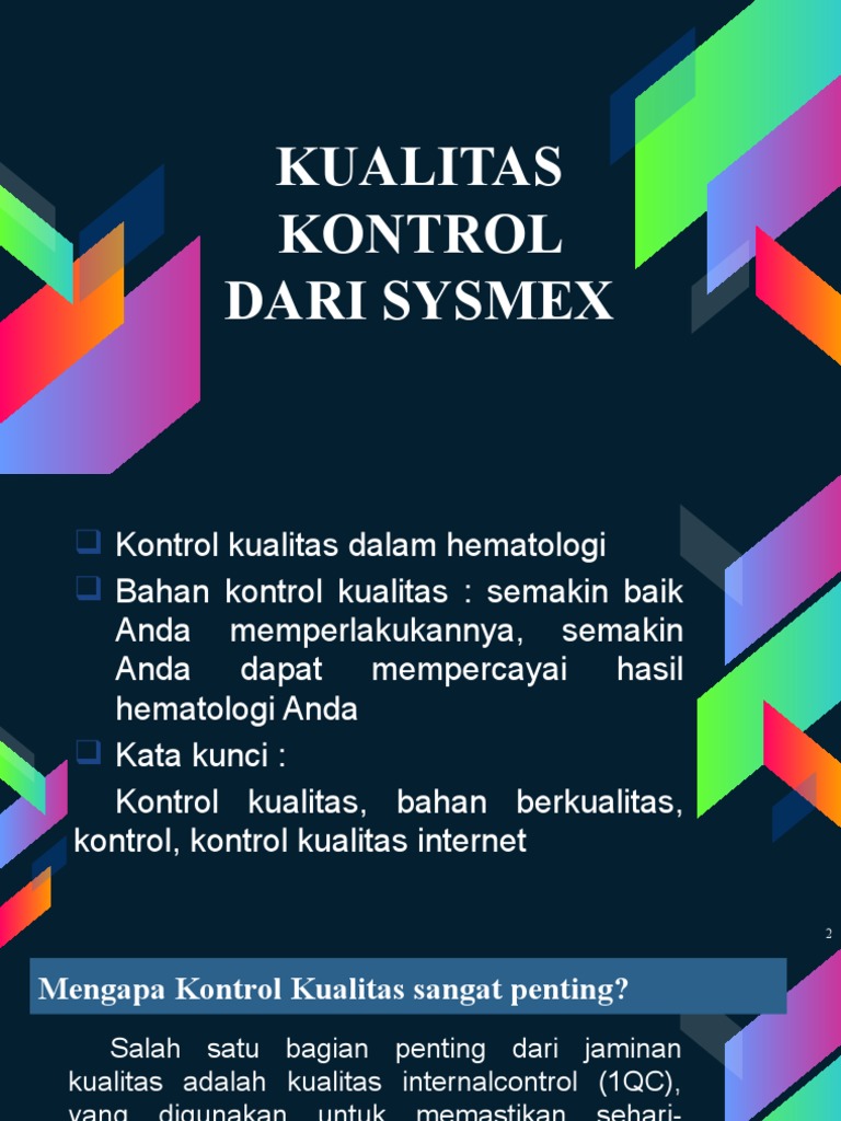 Sysmex Seeds Quality Control | PDF