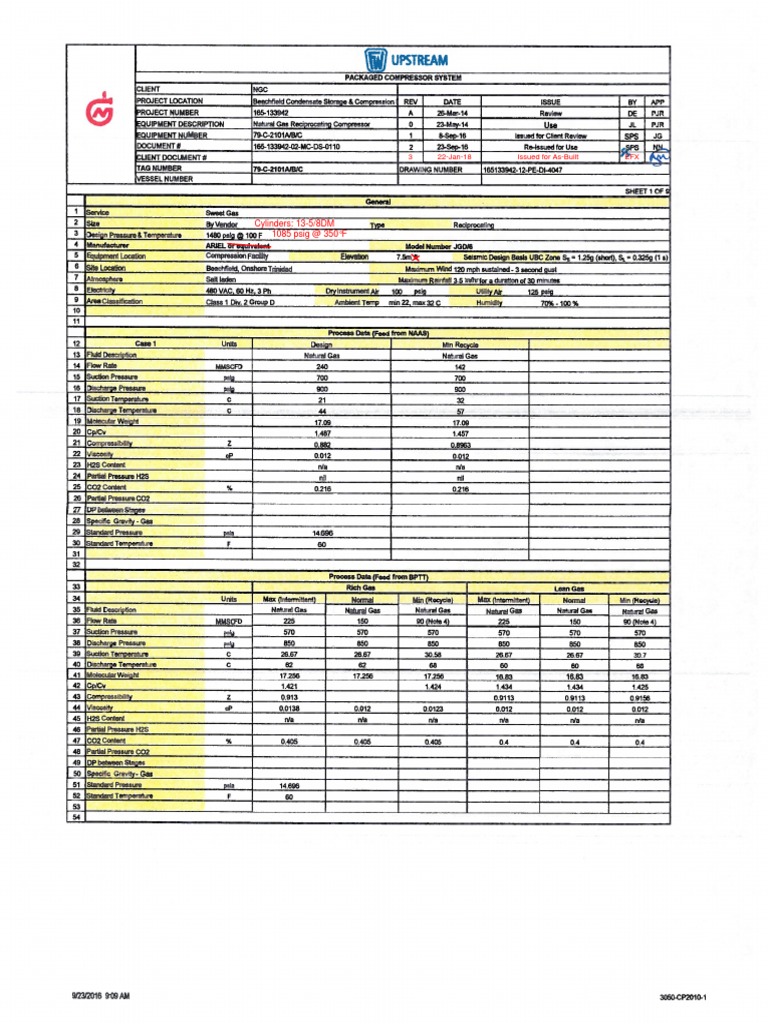Compressor System Specs | PDF | Pump | Valve