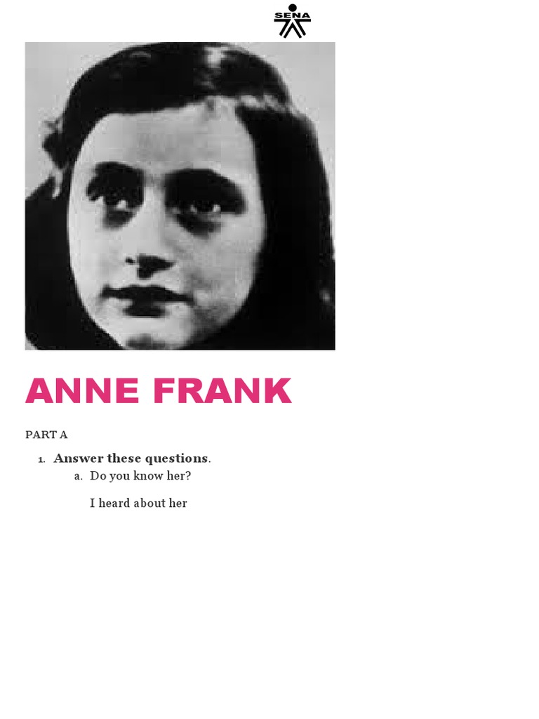Anne Frank: Life and Legacy Overview | PDF | Anne Frank | Violence