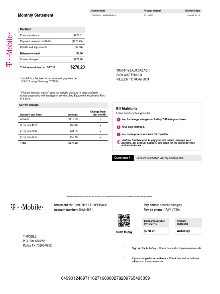 Monthly Statement Statement For Account PDF | Download Free PDF | Fee ...