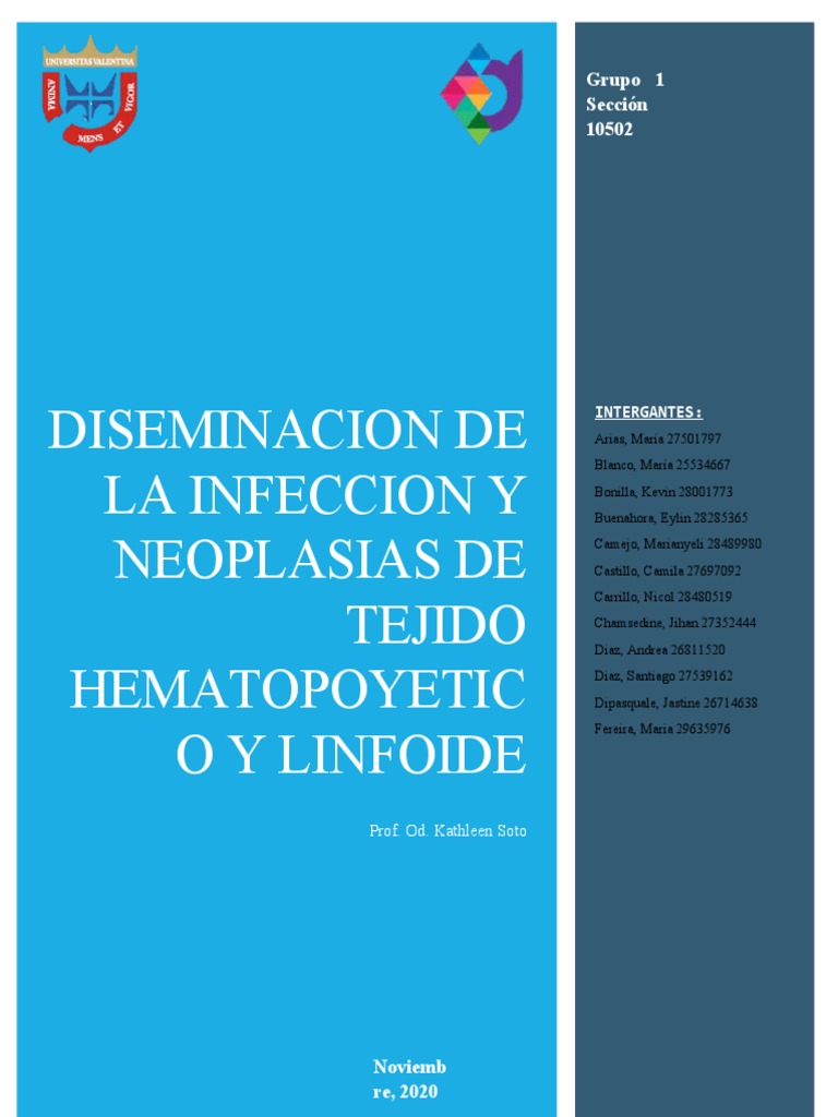 Diseminación de Infecciones de Origen Bucal y Neoplasias Relacionadas ...