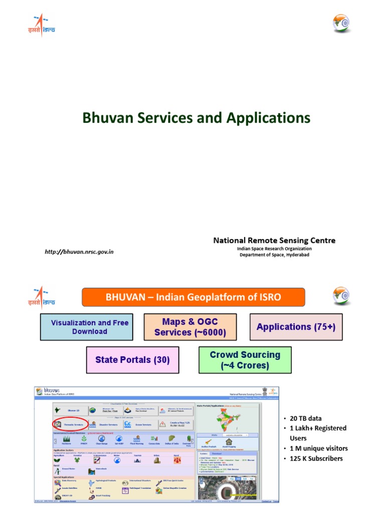 Bhuvan | PDF | Geographic Information System | Geographic Data And ...