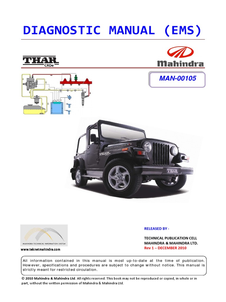 Diagnostic Manual (Ems) | PDF | Fuel Injection | Specification ...