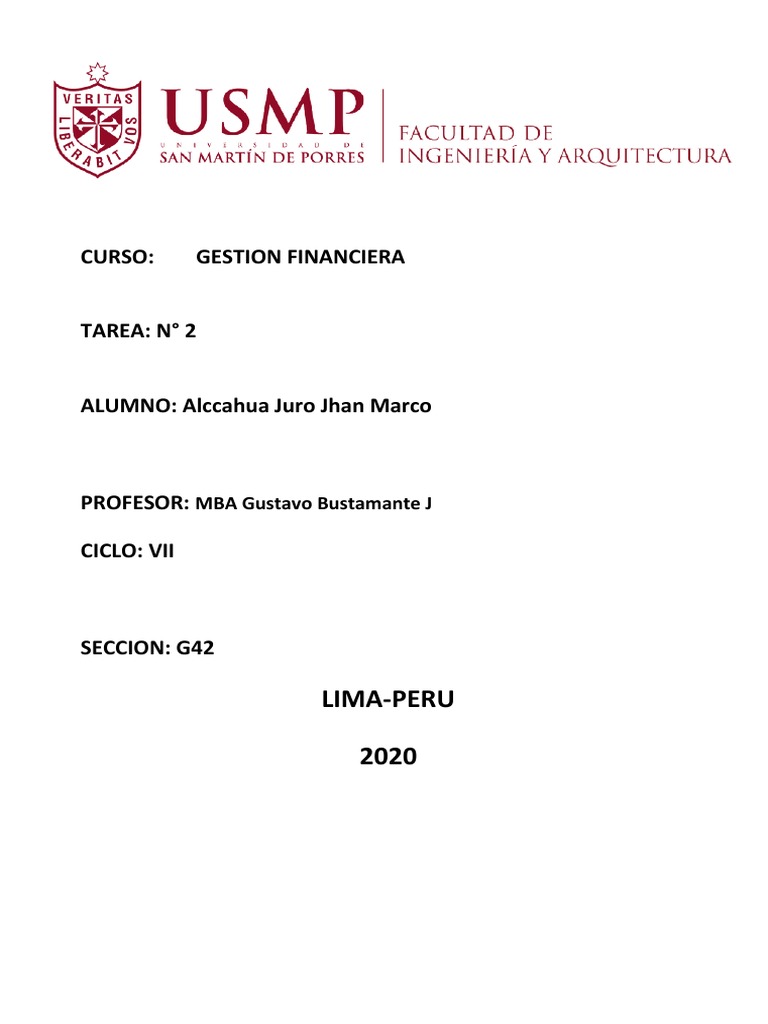 Tarea N2 - Alccahua Juro-Jhan Marco - G42 | PDF