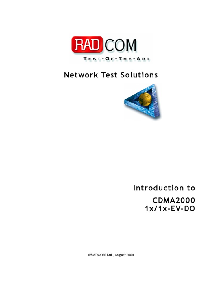 Introduction To CDMA2000 | PDF