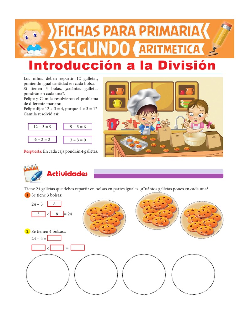 Introducción a la División para Niños | PDF | Enseñanza de matemática