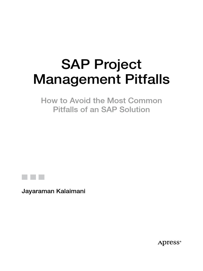 SAP Project Management Pitfalls: How To Avoid The Most Common Pitfalls ...
