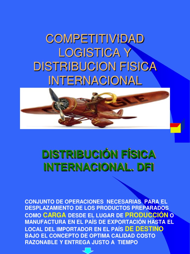 7.1. Distribución Física Internacional DFI | PDF | Logística | Gestión ...