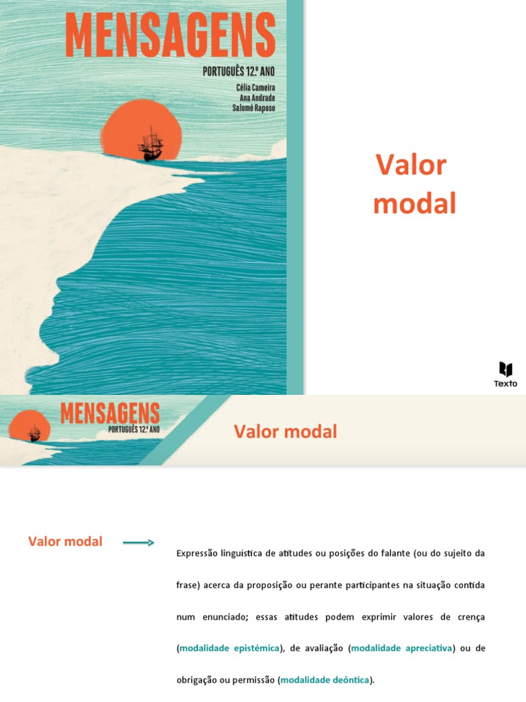 Valor Modal | PDF | Advérbio | Gramática