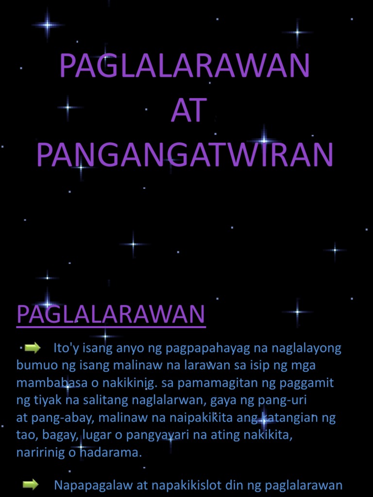 Paglalarawan at Pangangatwiran | PDF