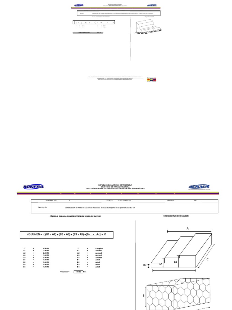 Hoja de Mediciones Muro | PDF
