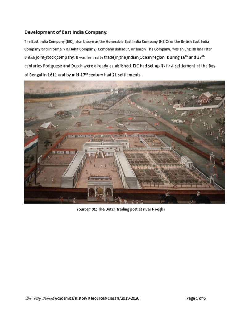 East India Company: Rise and Power | PDF | East India Company | Armed ...