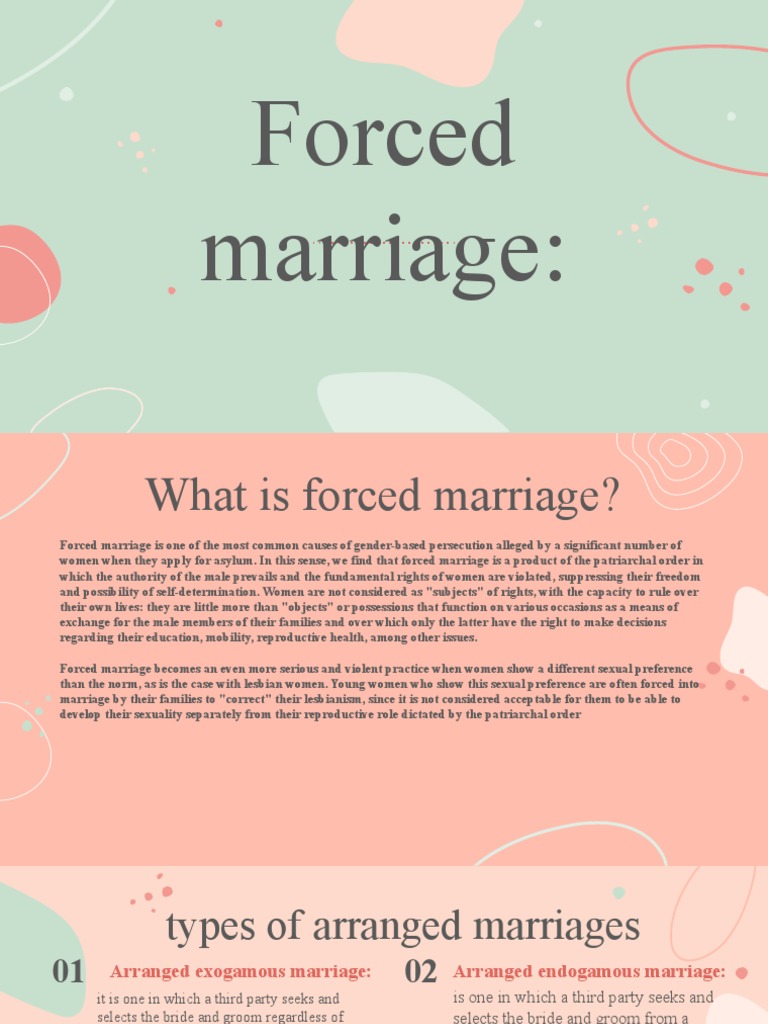 Understanding Forced Marriage Dynamics | PDF | Child Marriage | Marriage
