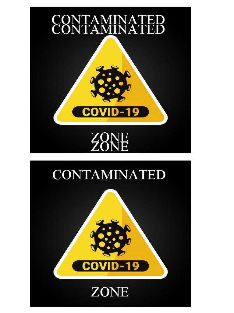 Contaminated Zone | PDF