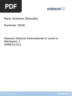 June 2018 MS - M1 Edexcel | PDF | Momentum | Mathematics