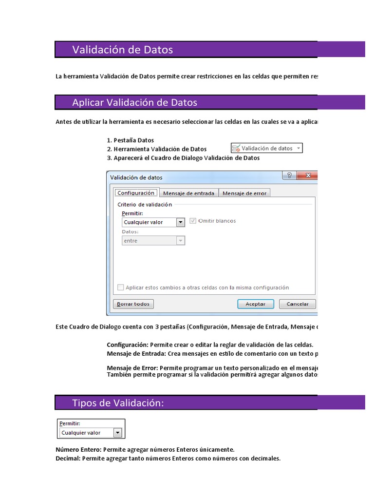 Validacion de Datos | PDF | Lenguaje de programación | Informática