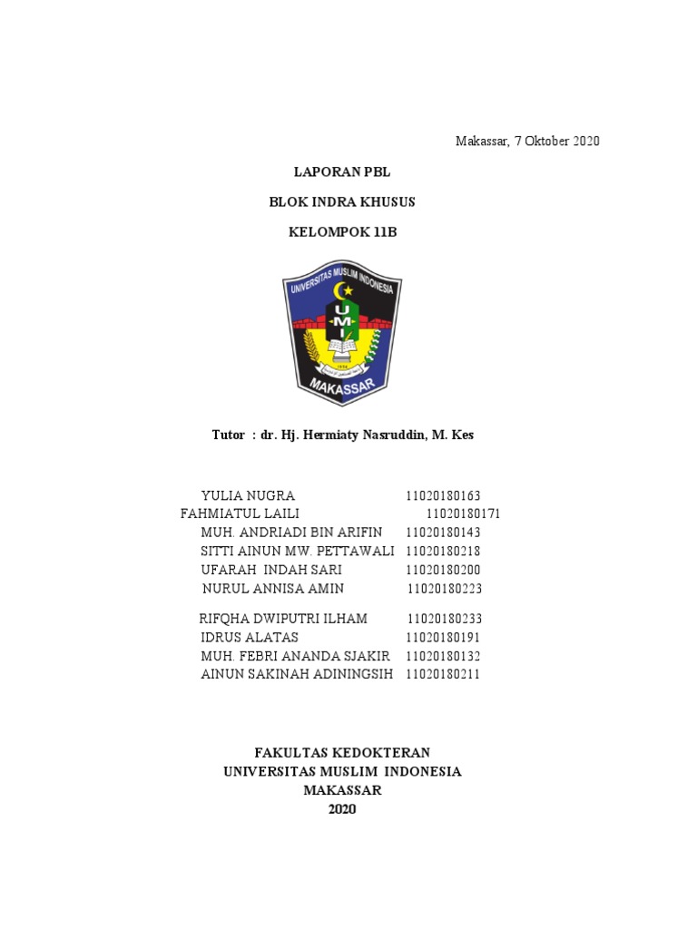 Laporan PBL THT 11B | PDF