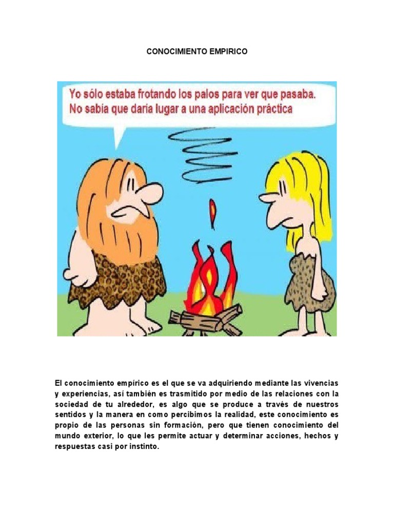 Conocimiento Empirico | PDF