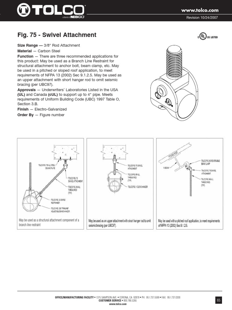 Soporte Antisísmico Fig75 Pdf