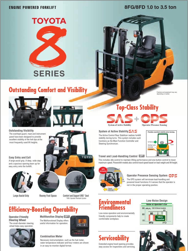 Toyota Forklift | PDF | Engines | Forklift