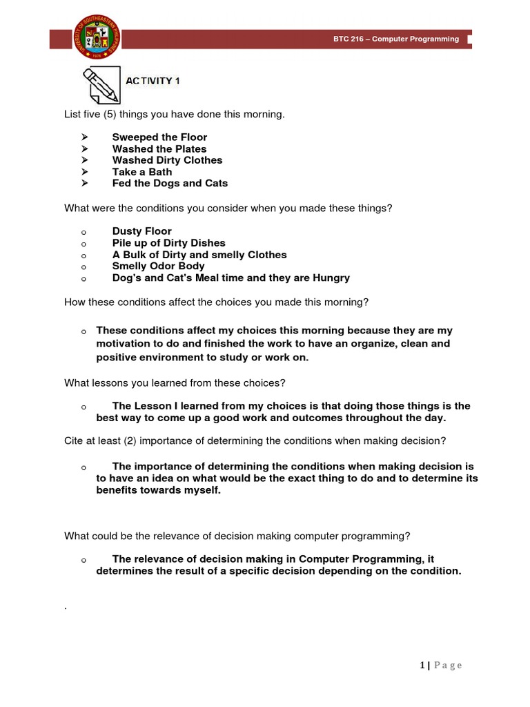 Programming Analysis Pdf