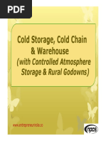 Cold Storage, Cold Chain & Warehouse | PDF | Refrigeration | Warehouse