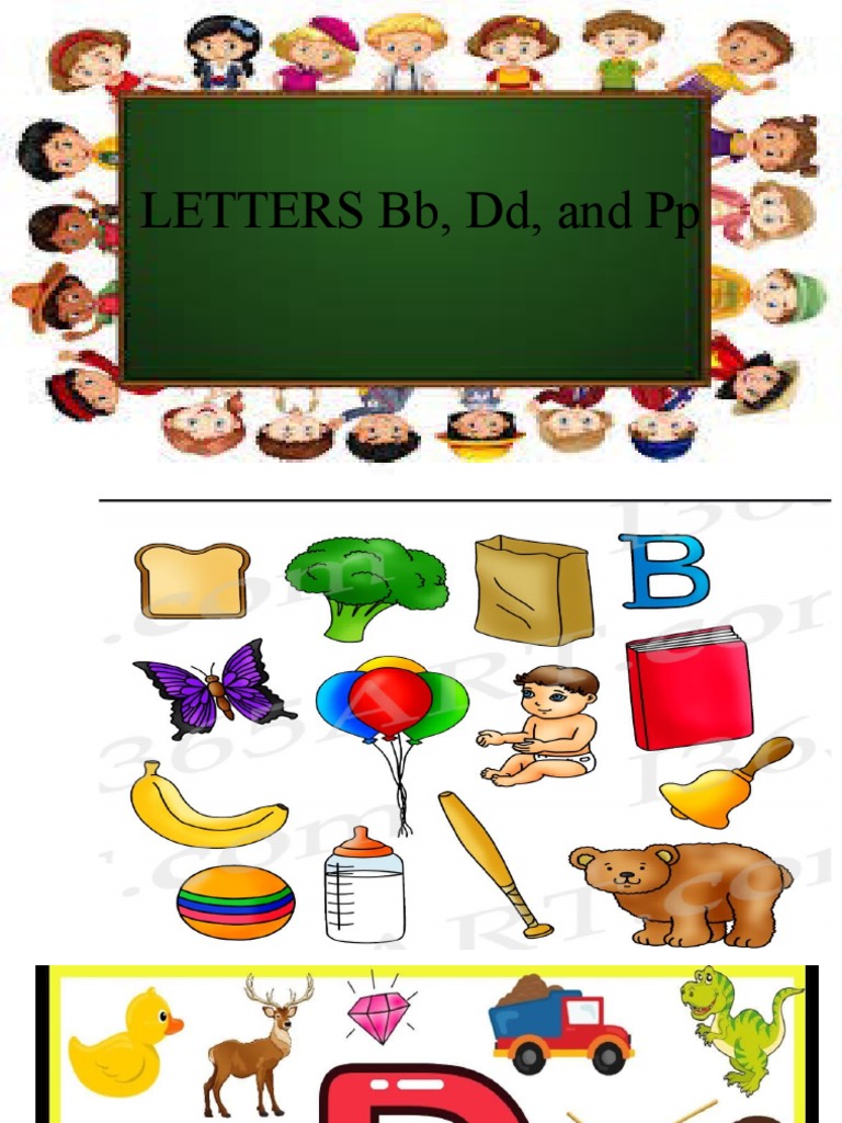 Letters Bb, Dd, and Pp Worksheet | PDF