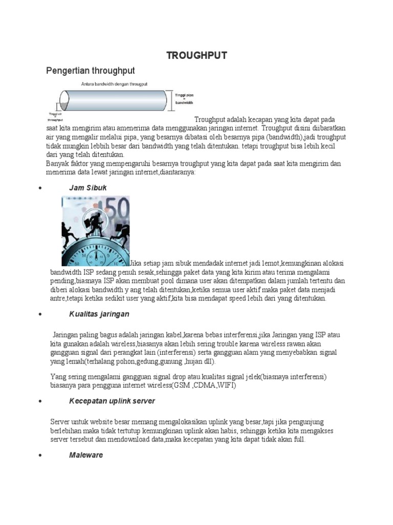 Materi Throughput | PDF