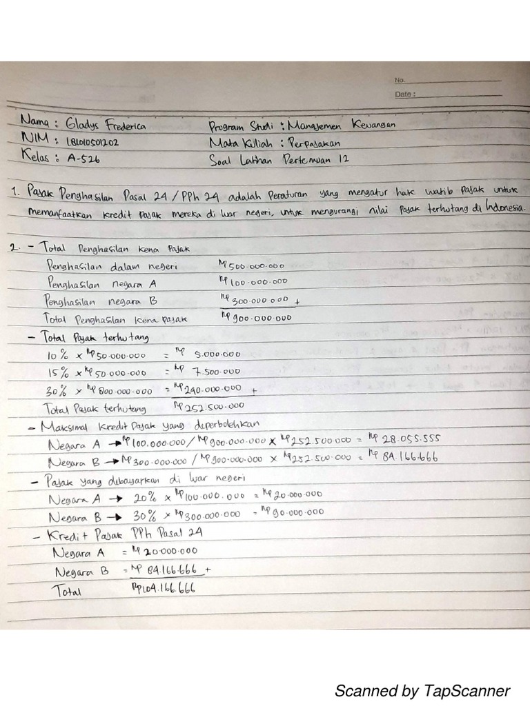 Perpajakan Pertemuan12 | PDF