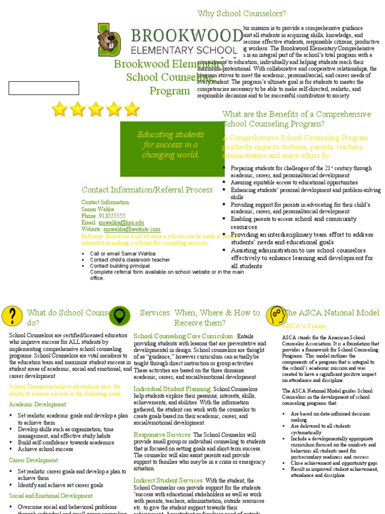 Brookwood Elementary School Counseling Program | Download Free PDF ...