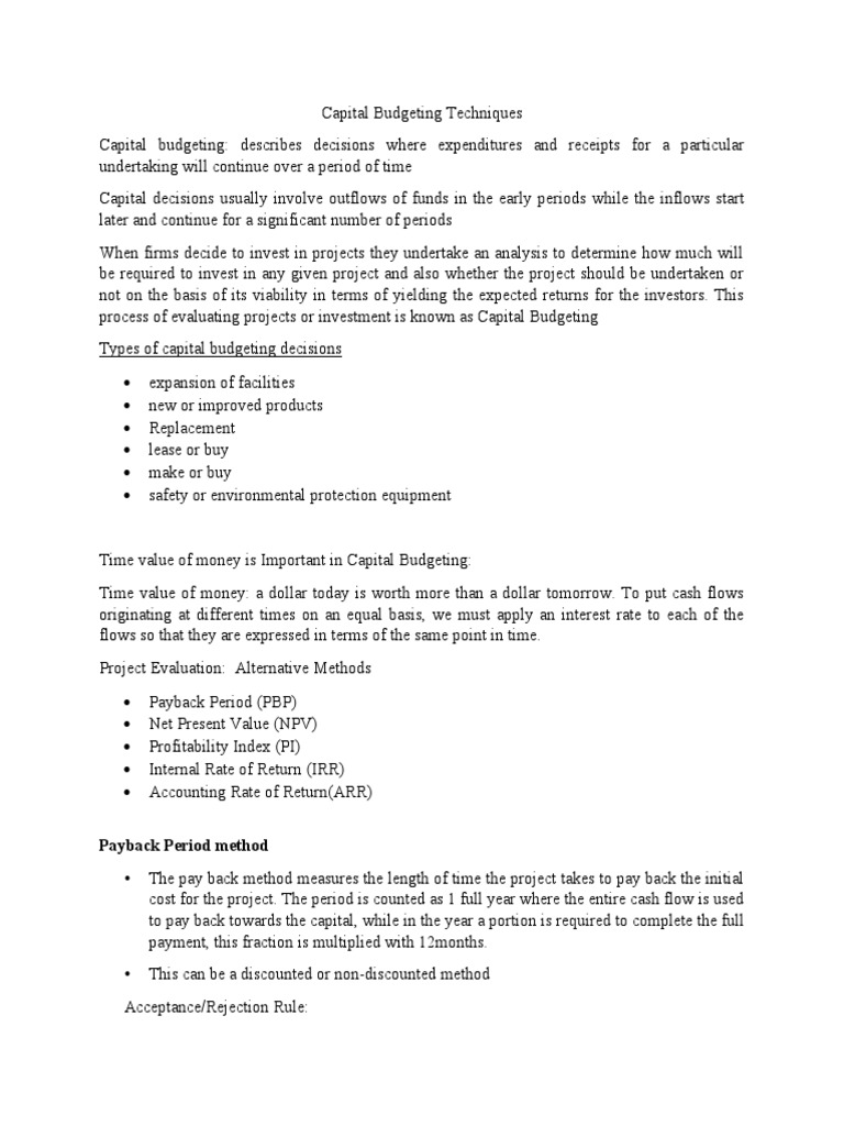 capital-budgeting-techniques-pdf-net-present-value-capital-budgeting