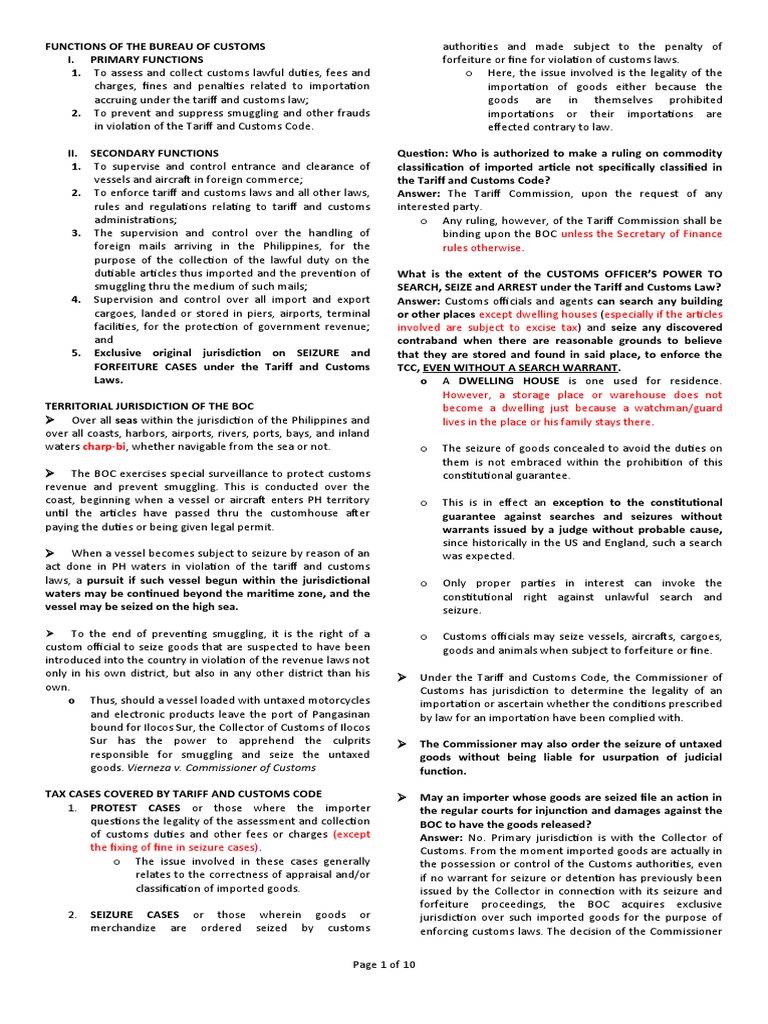 Cmta Reviewer | PDF | Dumping (Pricing Policy) | Government