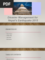 Nepal Earthquake 2015: Immediate Responses | PDF | Earthquakes | Disasters