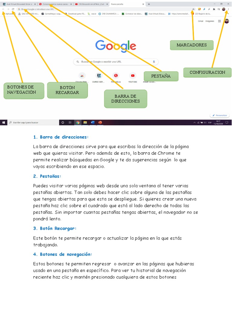 Partes de Google Chrome | PDF