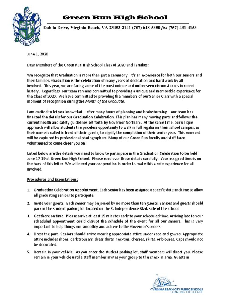 Class of 2020 Graduation Guide | PDF | Dress | Clothing