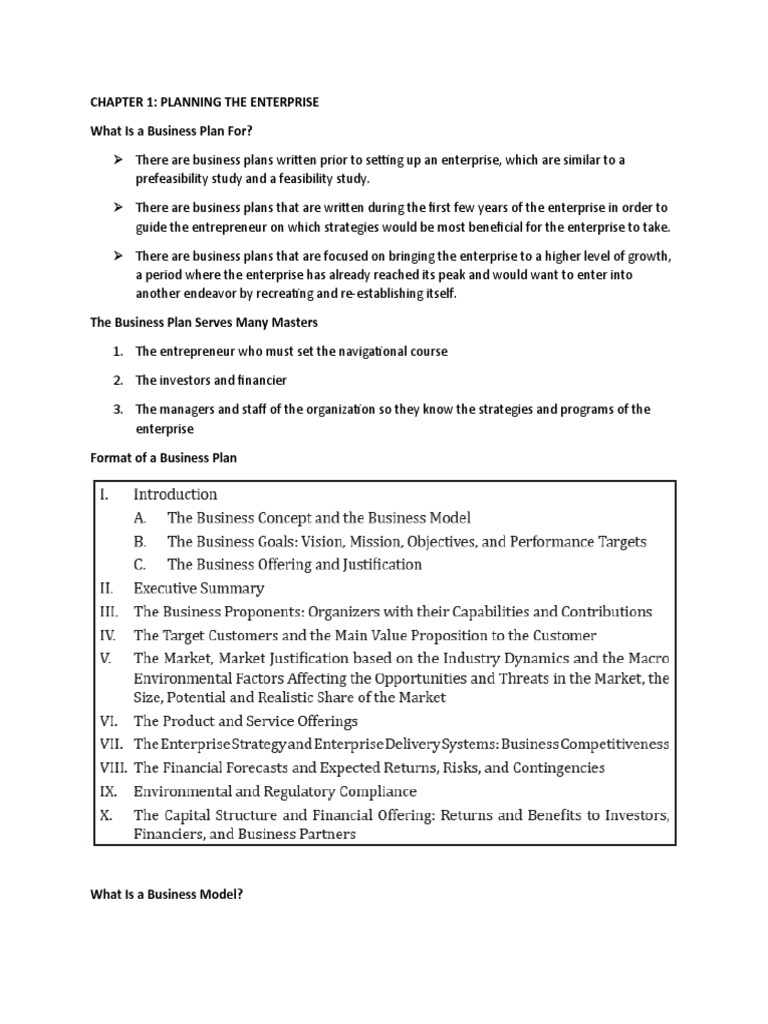 Chapter 1-Planning The Enterprise | PDF