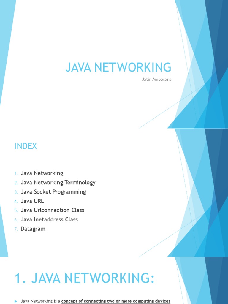 Unit 2 Java Networking | PDF | Port (Computer Networking) | Network Socket
