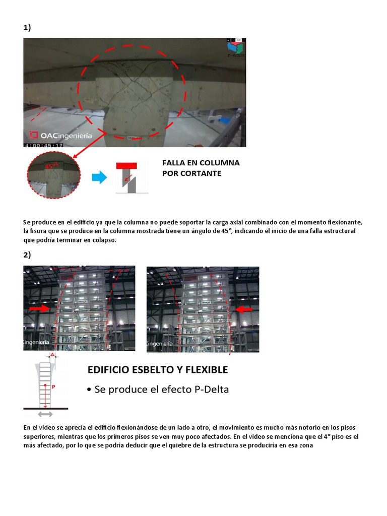 Falla Estructural en Edificio Esbelto | PDF | Arte