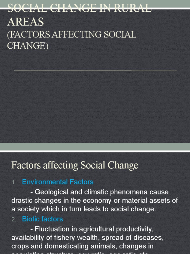 4 Social Change | PDF