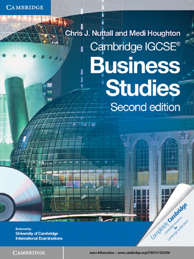 Cambridge IGCSE Business Studies Coursebook With CD-ROM PDF | PDF ...