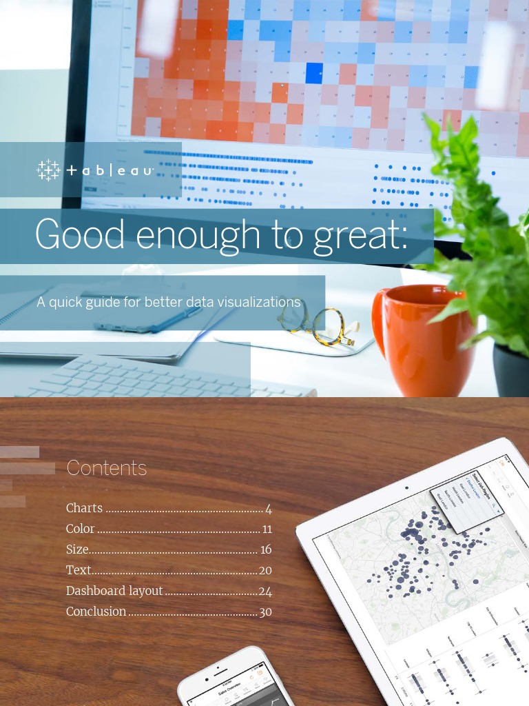 Tableau 2017 - From Good Enough To Great - A Guide To Better Data Visualizations | PDF ...